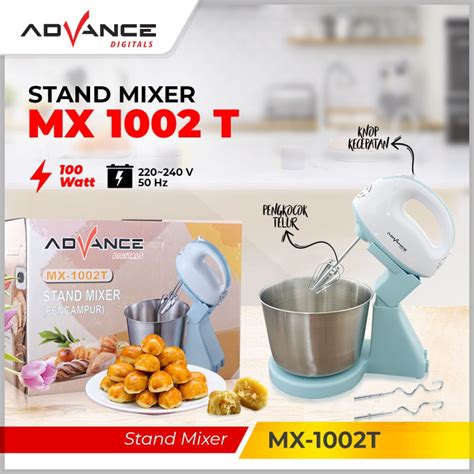Jual Advance Mixer Stand MX 1002T 2L Stand Mixer Advance MX 1003T 2 Liter MX1003T Mesin Roti 7