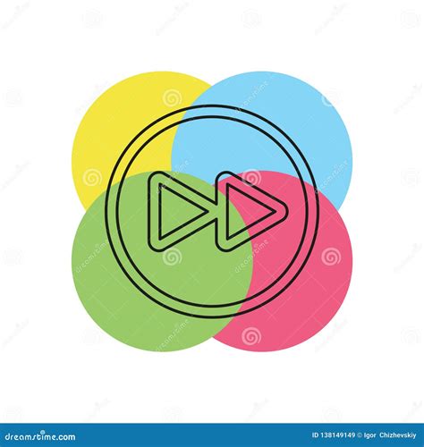 Rewind Vector Icon Stock Illustration Illustration Of Perfect 138149149