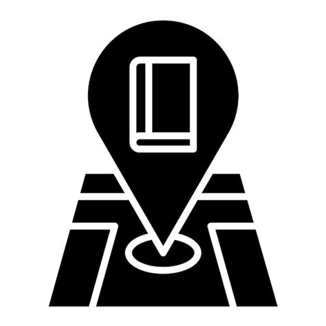 Premium Vector Library Location Vector Illustration Style