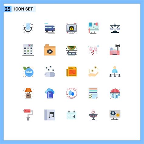 25 Creative Icons Modern Signs And Symbols Of Law Copyright Computer Content Data Error Editable
