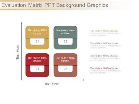 Evaluation Matrix Ppt Background Graphics Powerpoint Slide Template Presentation Templates