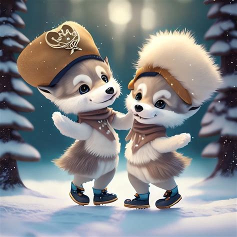 Premium Ai Image Squirrel Dance