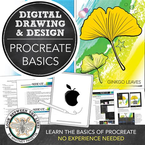 Procreate Tutorial Middle High School Digital Art Project And Activity Look Between The Lines