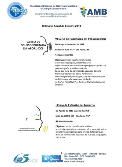 Relat Rio Da Comiss O De Eventos Aborl Ccf