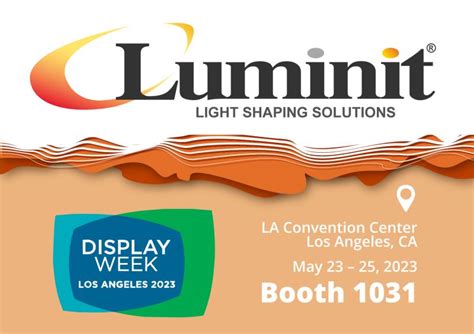 Luminit Light Shaping Diffusers® On Linkedin Displayweek2023 Displayweek2023 Beamshaping