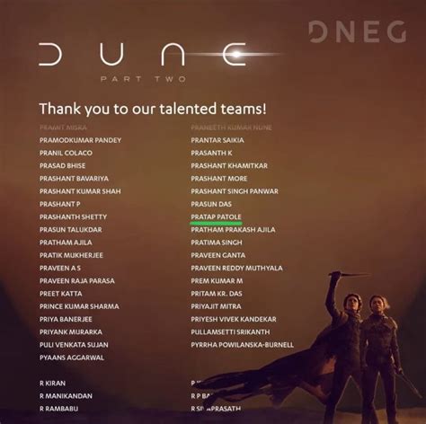 Pratap Patole On Linkedin Compartist Dneg Vfx Dune