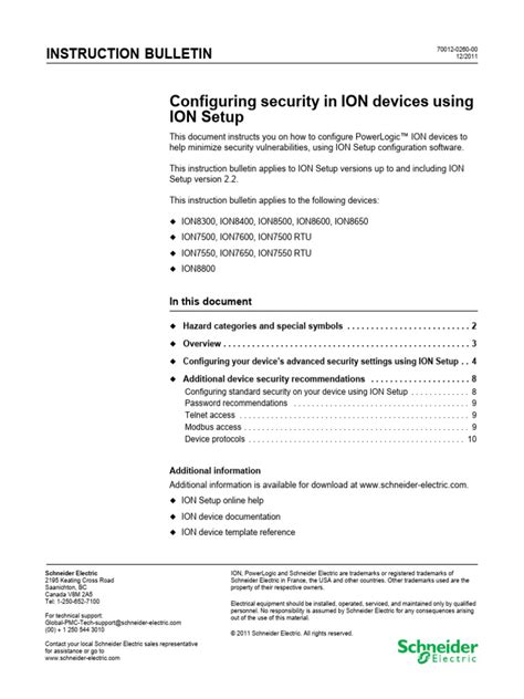 Configuring Security In Ion Devices Using Ion Setup Pdf Web Server Internet And Web