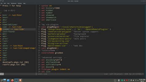 Vim Plugins For Web Devs Rvim