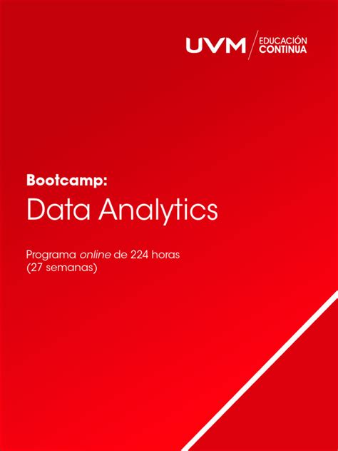 temario bootcamp data analytics pdf aprendizaje automático python lenguaje de