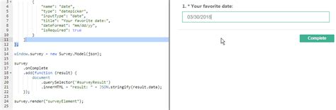 Update Date Format In Jquery Ui Datepicker · Issue 43 · Surveyjscustom Widgets · Github