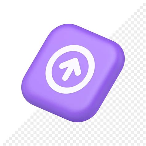 Premium Psd Up Arrow Round Border Button Cyberspace Navigation