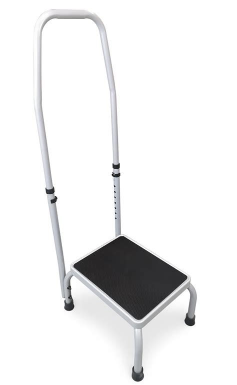 Basic Step Platform With Handrail Redgumbrand