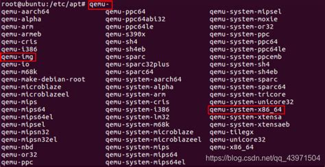 更新apt get的源和qemu的apt get安装 ubuntu 更新qemu的软件源 csdn博客