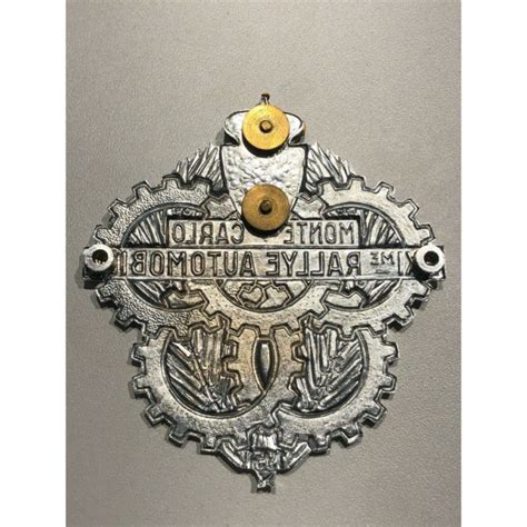 Badge Du 21ème Rallye Monte Carlo 1951