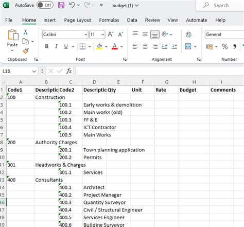 Import Budget From Excel