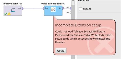Write Tableau Extract Altair Community
