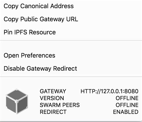 Daemon Is Off But Redirect Is Still Enabled · Issue 373 · Ipfsipfs