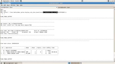 loading plans in sql baselines in oracle youtube