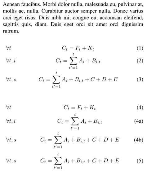 Column Alignment Of Equations Left Center TeX LaTeX Stack Exchange