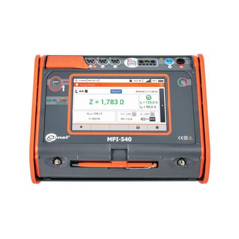 Sonel Mpi 540 Prosumer Mft With Power Quality Network Rail Listed