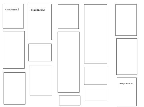 Java In Swing Layout Components That Has Different Heights Stack
