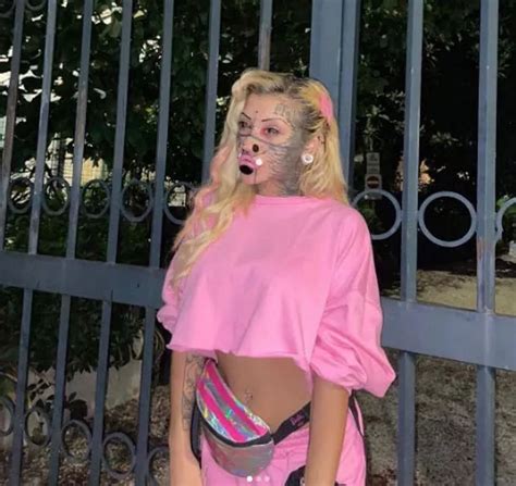 Teen Turns Herself Into Bimbo Barbie With Tattooed Eyeballs And Extreme Body Mods Daily Star