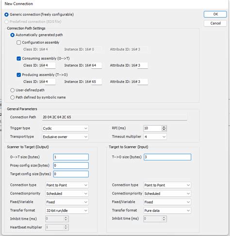 Ethernetip Scanner Implicit Mode — P2cds 622 System 10 Documentation