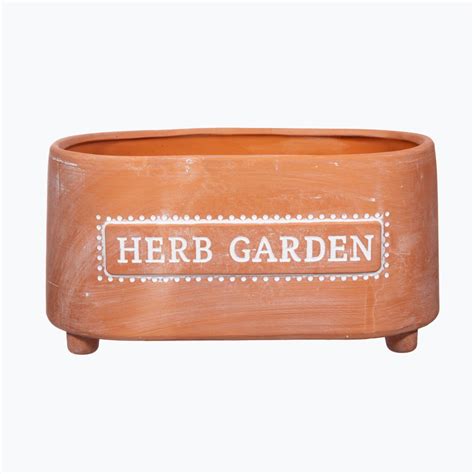 Herb Garden Terracotta Trough Planter Franktons