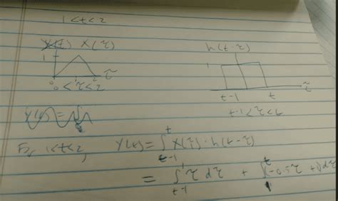 Convolution Problem Triangular And Rectangular Pulses Physics Forums