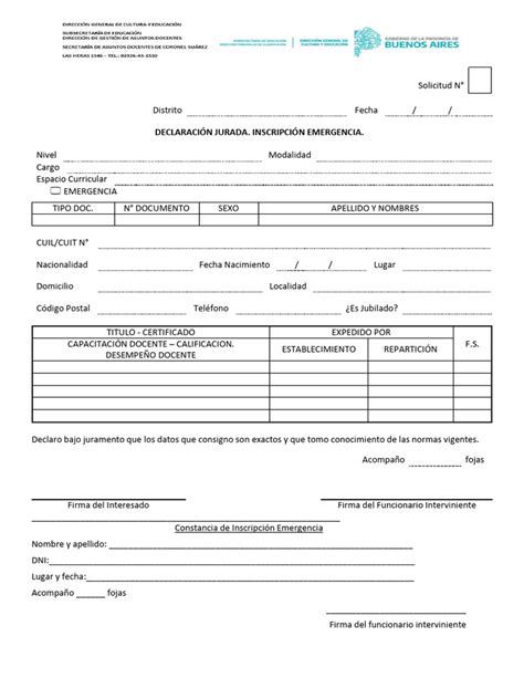 Comunicado N° 82 Emergencia Tecnico Profesional Descargar Gratis Pdf Documento De Identidad