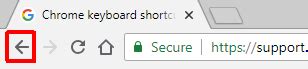 Go Back Button In Google Chrome DragonSpeechTips