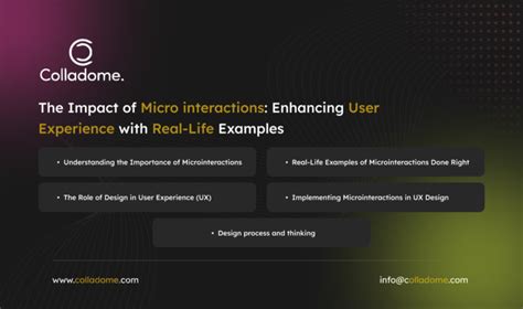 microinteractions enhancing ux with real life examples