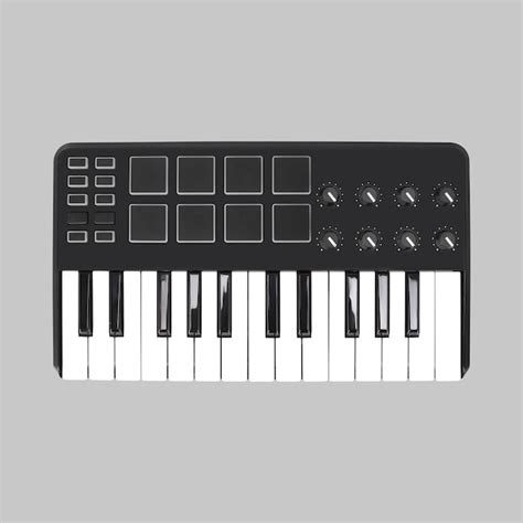 Premium Photo Musical Instrument Midi Keyboard Isolated