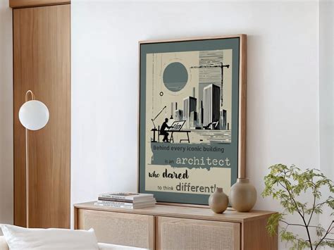 Supportive Architecture Themed Wall Art Poster For Supportive Architect