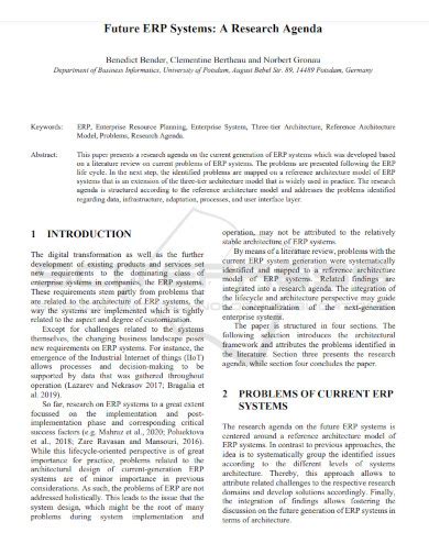 Erp System Examples Pdf Examples