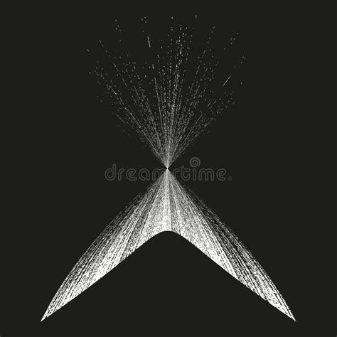 White Particle Flow Bright Energy Stream Abstract Light Beam Vector