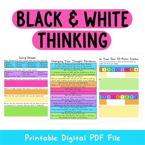 Free Flexible Thinking Worksheets Free Flexible Thinking Worksheets