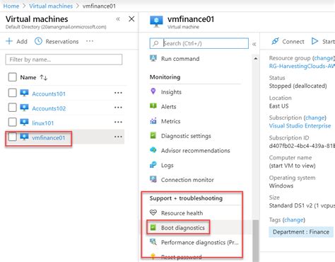 Azure For Aws Professionals Virtual Machines Vs Ec2 Instances 07 Boot Diagnostics Of Azure
