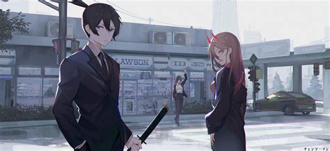 Chainsaw Man Hd Wallpaper Background Image 3250x1502