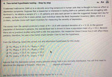Solved 5 The T Statistic The T Distribution And Sample Chegg Com