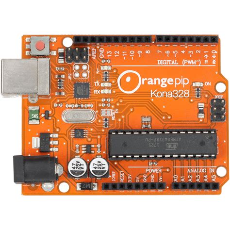 Orangepip Kona328 Arduino Uno Compatible Development Board Rapid Online