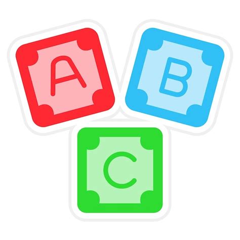 Premium Vector Abc Block Icon