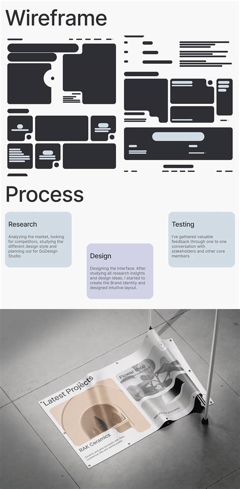 Landing Page For Web Studio Godesign Behance