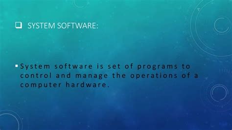 Computer Software Ppt Free Download