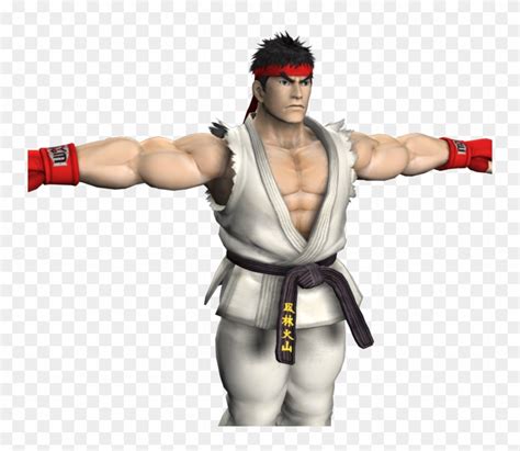 Ryu Png Ryu Smash Bros Model Clipart 1187327 Pikpng