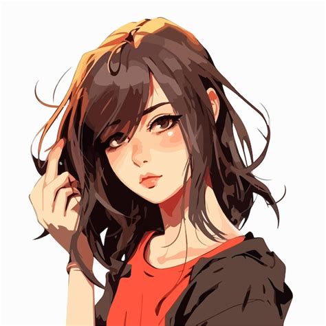 Premium Vector Young Girl Animestyle Character Vector Illustration Design Manga Anime Girl