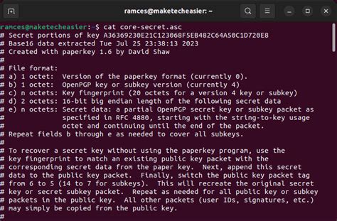 How To Backup Your GPG Key In Linux With Paperkey Make Tech Easier