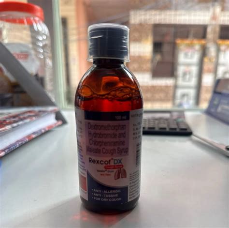 Rexcof Dx Cough Syrup At ₹ 35bottle Dry Cough Syrup In New Delhi