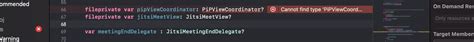 Cannot Find Type Pipviewcoordinator In Scope In Swift Install
