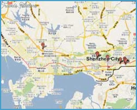 Shenzhen Detailed Map Travelsfinders Com